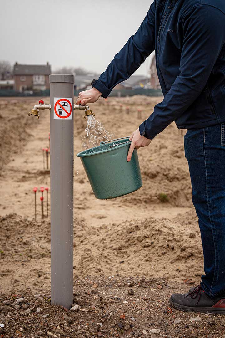 Tijdelijke Watervoorziening Bouwplaats - Totaalpakket